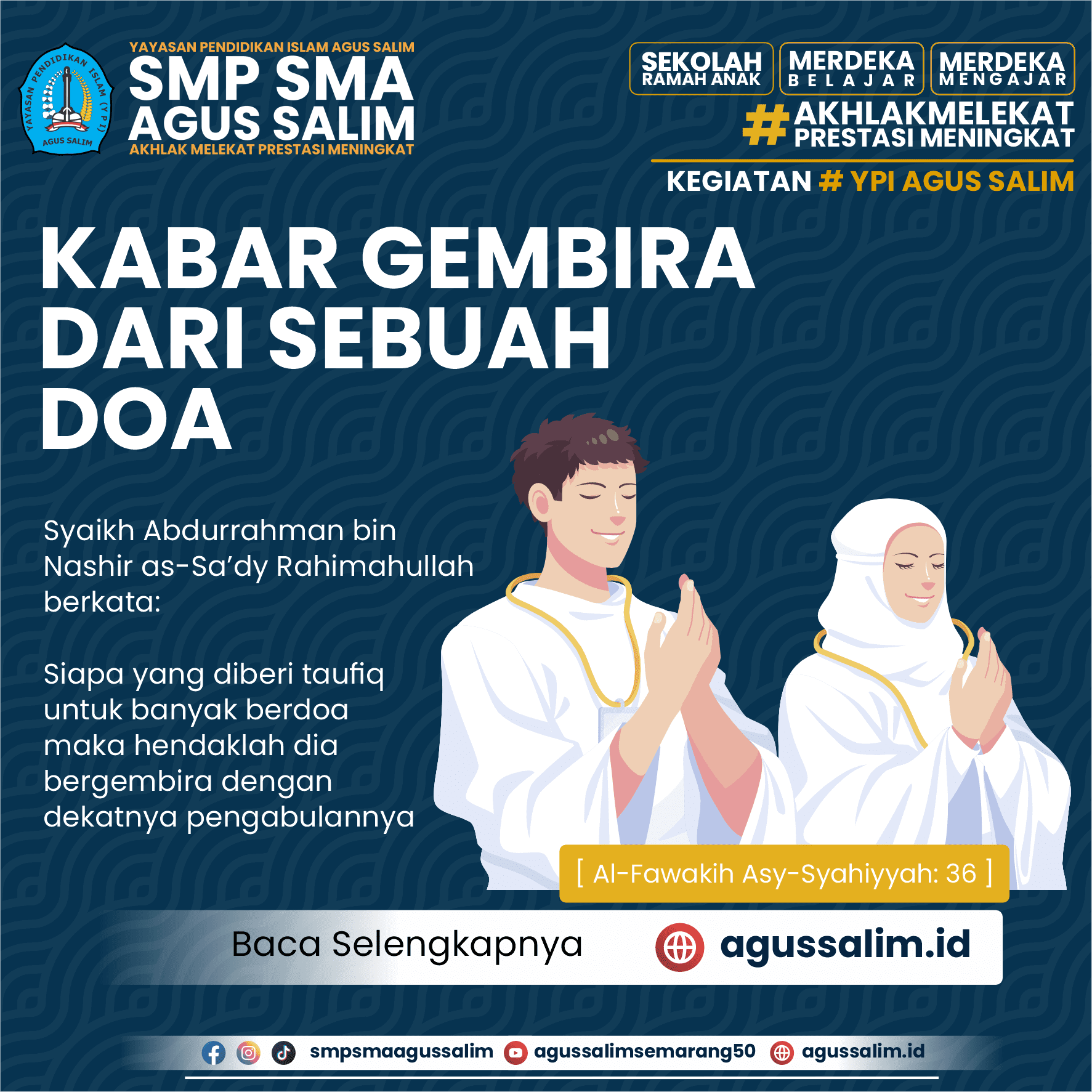 Allah SWT Berjanji untuk Selalu Mengabulkan Doa-doa Hamba-Nya - BERITA
