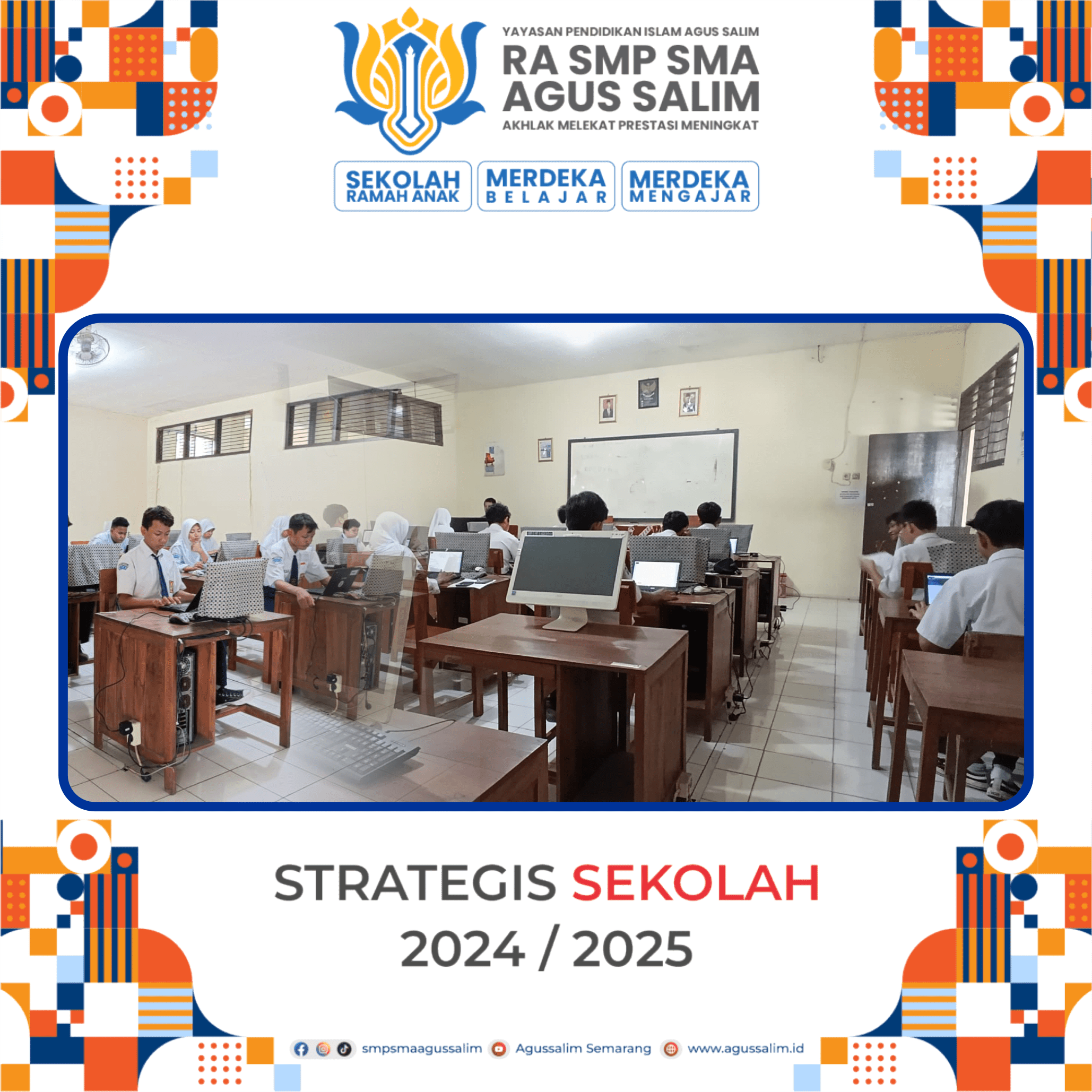 Pelaksanaan Gladi Bersih ANBK 2024 SMP Agus Salim Pada September 2024 ...